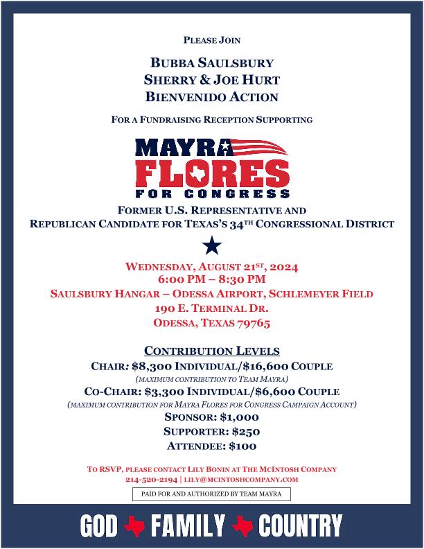 MYRA FLORES FOR CONGRESS EVENT - MCRW